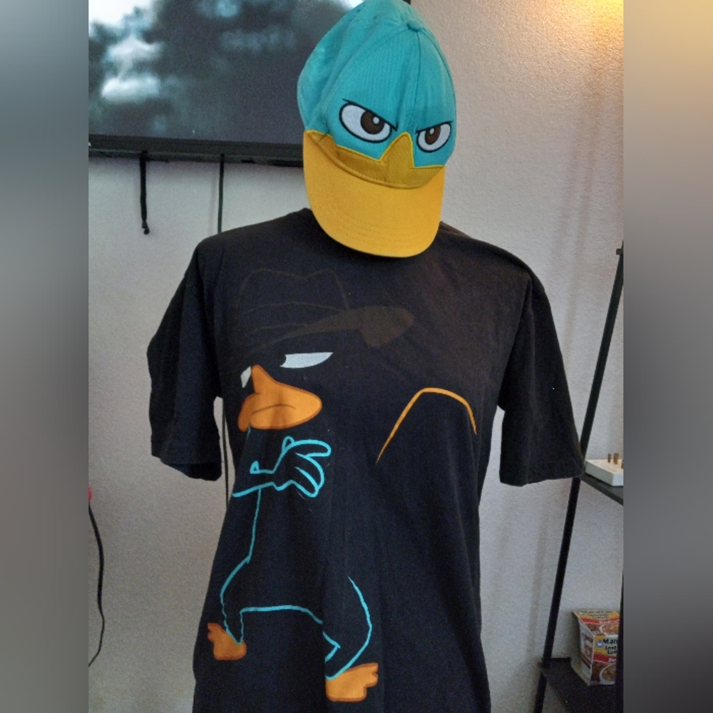 Phineas And Ferb Platypus Shirt And Hat Combo - Gem